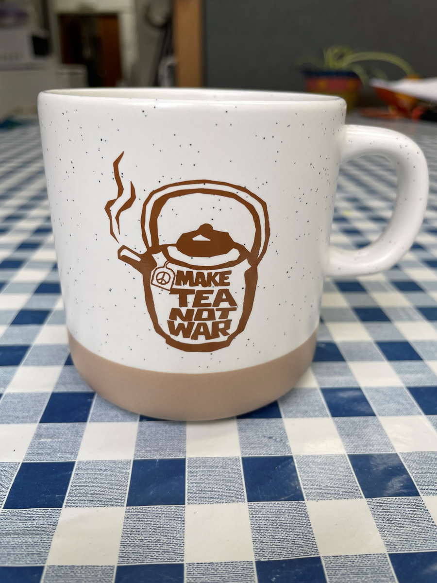 Make Tea Not War Mug – Campaign for Nuclear Disarmament