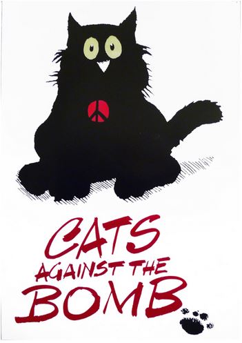 Poster - Cats Against The Bomb – Campaign for Nuclear Disarmament