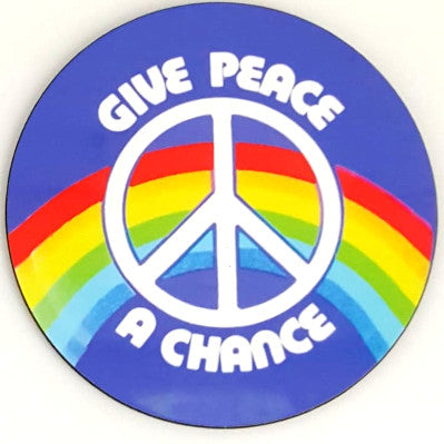 Give Peace A Chance Coaster – Campaign for Nuclear Disarmament