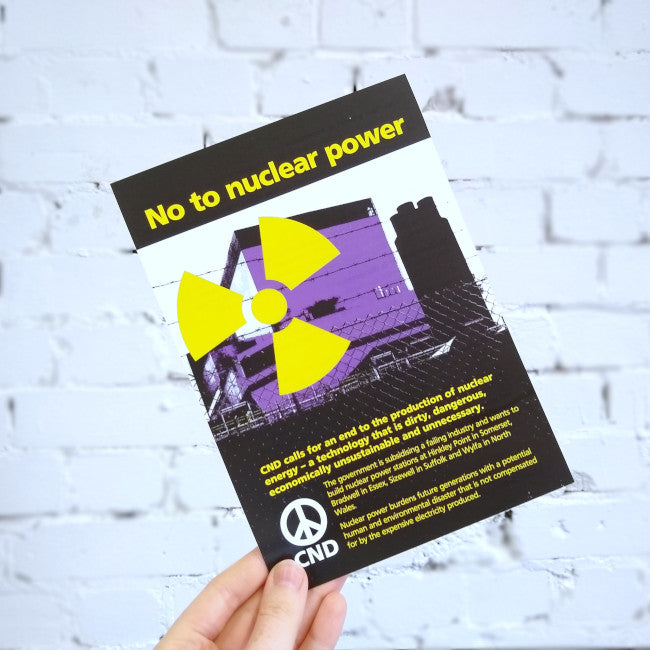 Leaflet - Nuclear Power x 100 – Campaign for Nuclear Disarmament
